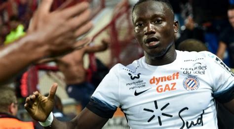 L1 Caen Casimir Ninga Montpellier Arrive