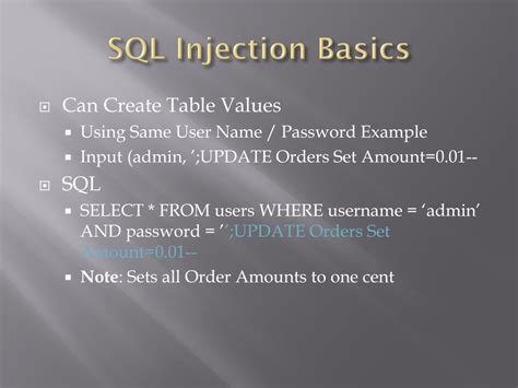 PPT SQL Injection PowerPoint Presentation Free Download ID 972057