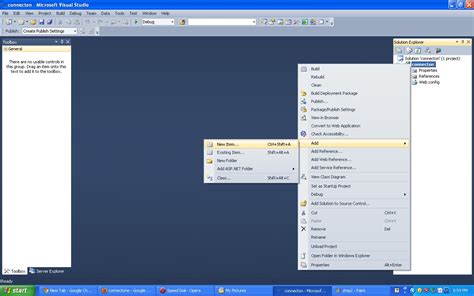 Real Tech Database Connection In Visual Studio 2010