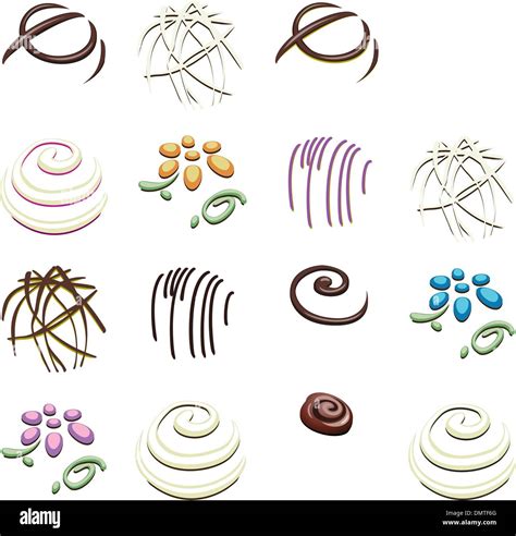 Vector Chocolate Candies Stock Vector Image And Art Alamy