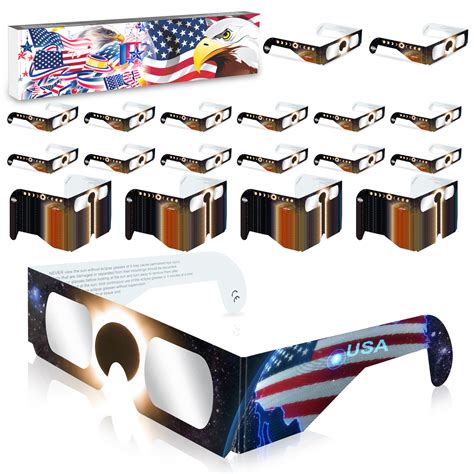 Buy Solar Eclipse Glasses Approved 2024 CE ISO Certified Safe