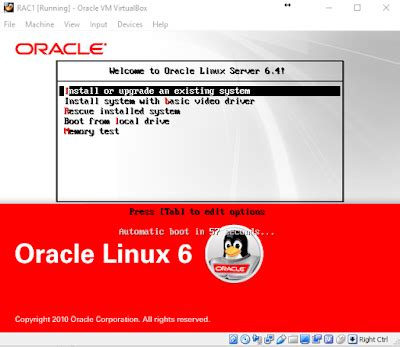 RAC Node 1 Setup RAC 12c Setup Step By Step On Oracle Virtual Box