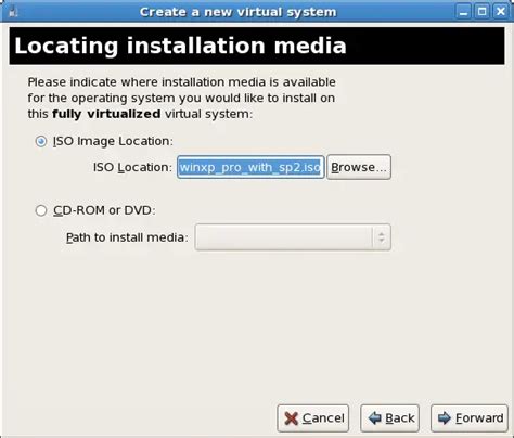Rhel5 Virtualization Guide 62 Installing A Windows Xp Guest As A