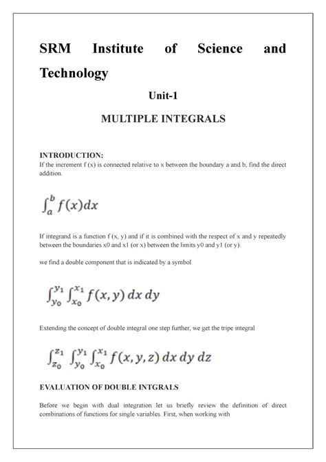 Double Integral Symbol