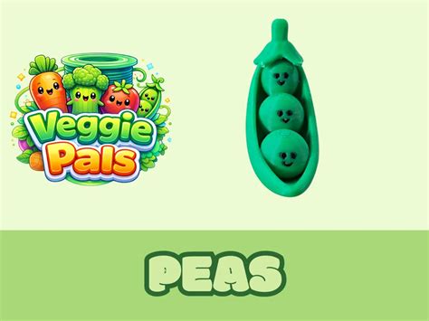 Veggie Pals Peas Free 3d Print Model Makerworld
