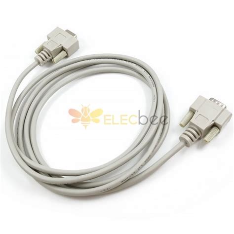 Elecbee 9 Pin Serial COM Data Cable DB9 Male To Female Extended RS232 Cable1 Meter