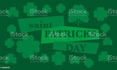 해피 세인트 패트릭의 날 전통적인 아일랜드 휴일입니다 3월 17일 연례 기념 클로버와 토끼풀 잎 녹색과 오렌지 파티 디자인 아일랜드 색상입니다 포스터 카드 배너 및 배경