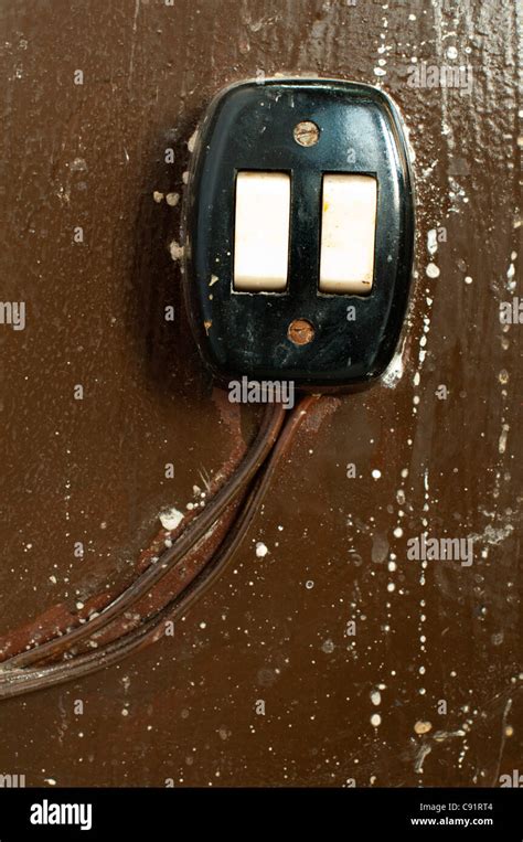Old Light Switch Hi Res Stock Photography And Images Alamy