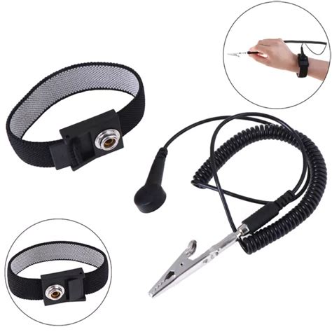 ADJUSTABLE ANTI STATIC ESD Strap Antistatic Grounding Bracelet Wrist Band Nt2 3 08 PicClick CA
