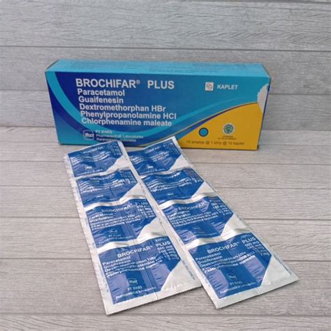 Jual Brochifar Plus Strip Obat Batuk Pilek Shopee Indonesia