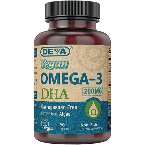 Deva Vegan Omega 3 Dha 90 Vegan Sfgs Swanson Health Products
