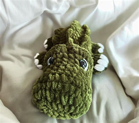 Alligator Plush Soft Toy Folksy