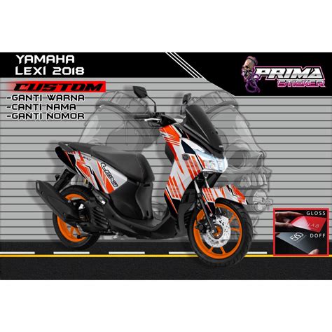 Jual Sticker Decal Yamaha Lexi FULL BODY Sticker Lexi Shopee Indonesia