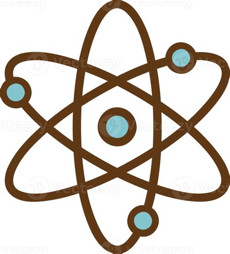 Atom Icon Cartoon Isolated Illustration 28798619 Png