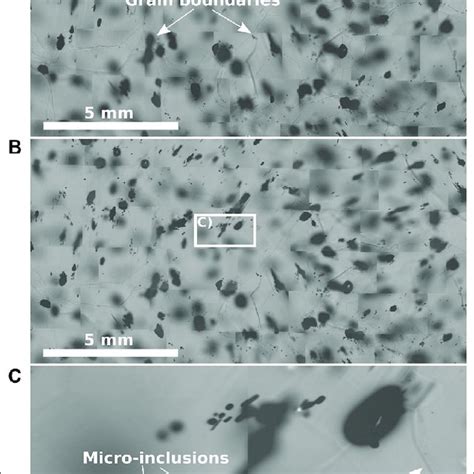 Different Steps Of Microstructure Mapping Of A Sample From A Depth Of