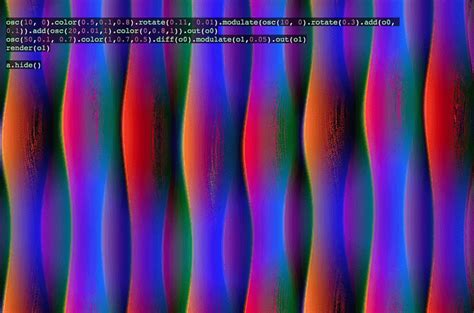 Get More Analog Like Visuals In Hydra Code Based Scanlines