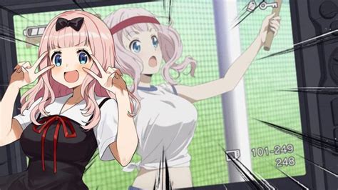 Kaguya Sama Chika Fujiwara Cosplay In The Foreground Ready For The