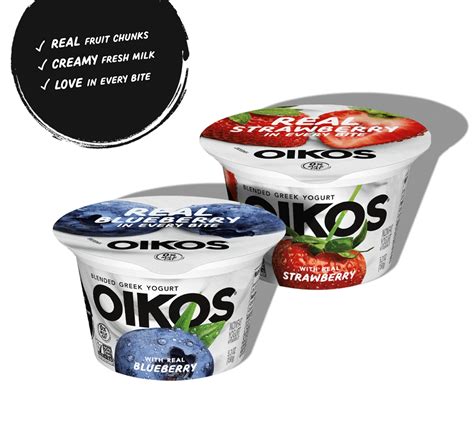 Oikos® Blended Nonfat Greek Yogurt