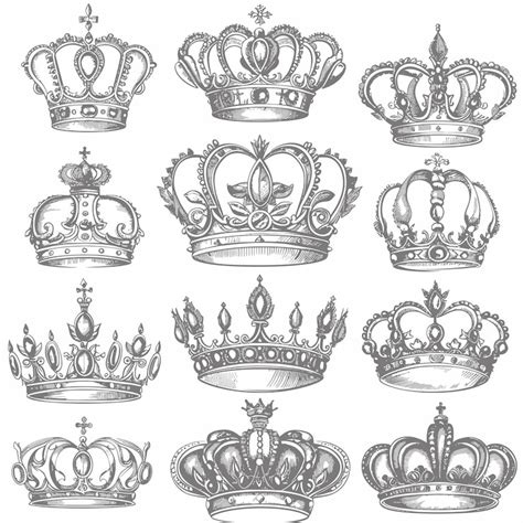 Premium Vector Crown Background