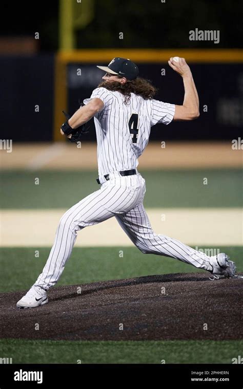 Wake Forest Demon Deacons Starting Pitcher Rhett Lowder 4 In Action