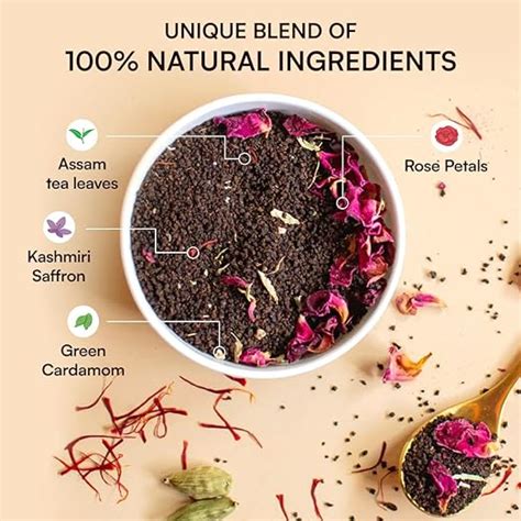 Nargis Tea Premium Chai 250gm Rose Kesar Chai Assam Tea Leaves