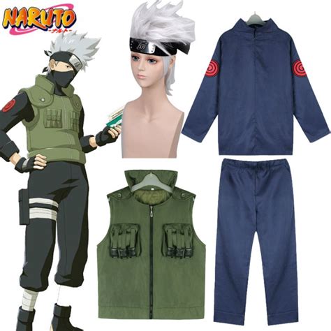 Anime Naruto Hatake Kakashi Trang Phục Ninja Kakashi Vest Áo Khoác Màu