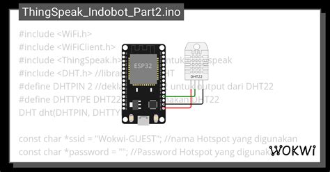 Thingspeak Indobot Part Wokwi Esp Stm Arduino Simulator