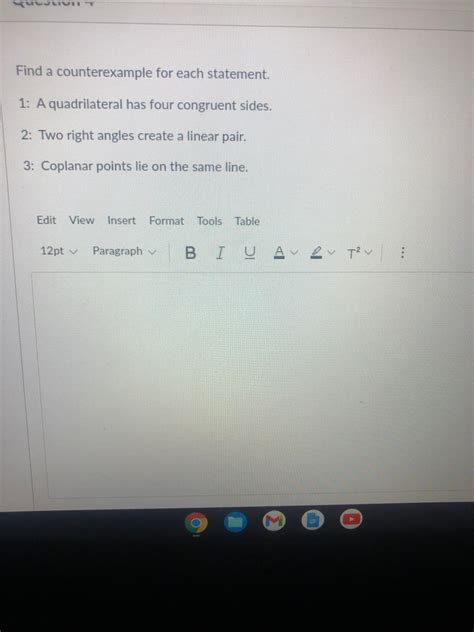 answered find a counterexample for each… bartleby