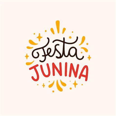 Premium Vector Vector Festa Junina Brazilian Party Portuguese Lettering