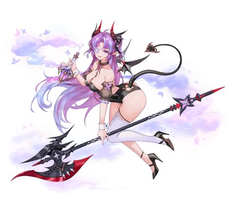 Cyanillust Original Absurdres Commentary Highres 1girl Ahoge Ass Ass Cutout Black