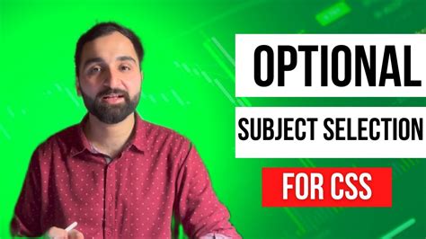 How To Select Optional Subjects For Css Css Guide For Beginners Youtube
