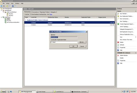 AD Shot Gyan DFSR Replication Group In Windows 2008 R2
