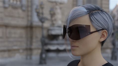 Joe Doucets Fashionable Face Shield With Integrated Sunglasses