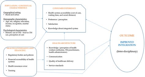 conceptual framework for integrating tm into health systems source