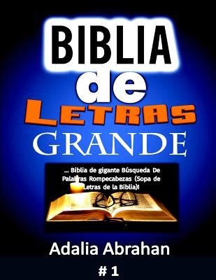 Biblia De Letras Grande Biblia De Gigante Bsqueda De Palabras