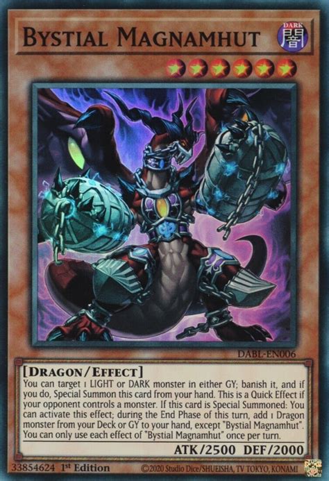 Bystial Magnamhut Yu Gi Oh Cards Out Of Games