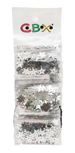 Lentejuelas Estrella N° 18 Marca Cbx X 12 Sobres
