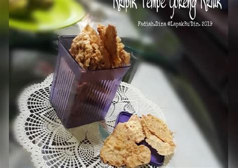Resep Kripik Tempe Goreng Kriuk Oleh Fadiah Dina Lapak Bu Din Cookpad