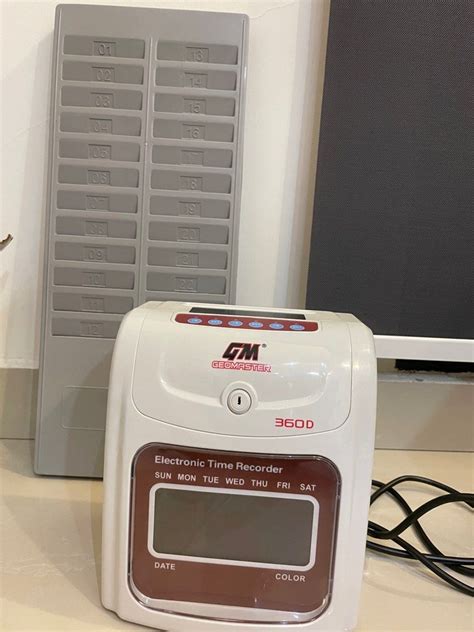 Electronic Time Recorder Machine Tv And Home Appliances Electrical