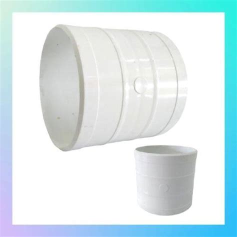 4 Upvc Socket Connector Straight Coupling Hydroponic Pipe Fitting Lazada
