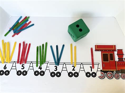 Train Counting Math Activity For Preschoolers [free Download] — My Preschool Place In 2025