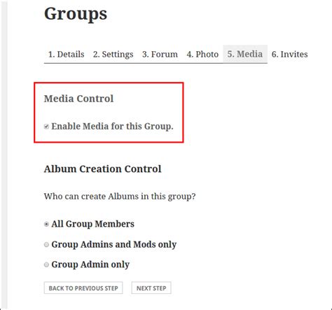 How To Set Up And Use The Rtmedia Buddypress Group Media Control Feature Rtmedia