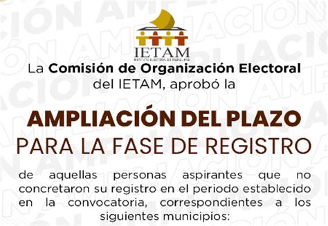 Aprueba Comisión plazo de ampliación de registro de las personas