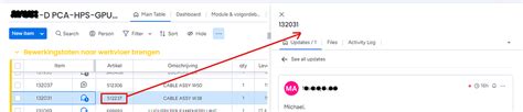 possibility of more column information in the header of the updatefield