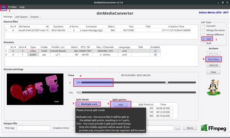 Gui Split Video Into Multiple Parts In One Go Ask Ubuntu
