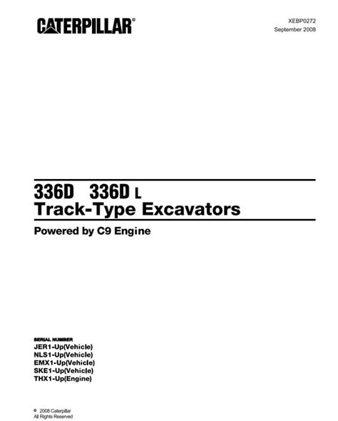 Catalogo De Partes Excavadora 336d 336d L Jer Emx Nls Ske Manualesdemaquinaria