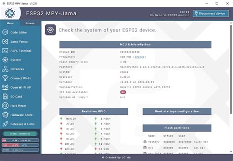 ESP32 MPY Jama An Excellent IDE For Using Python On ESP32 Sabulo Inc