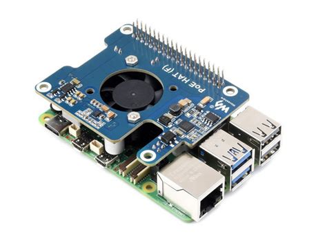 PoE HAT With Heatsink For Raspberry Pi 5 Kiwi Electronics