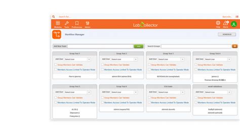Workflow Manager Add On Labcollector Lims