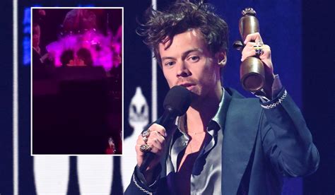 Harry Styles Caught Kissing Male A Lister At The Brit Awards